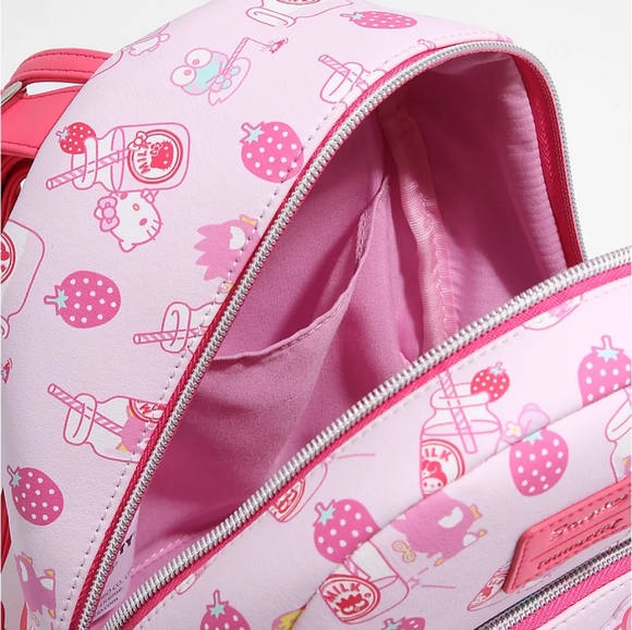 Loungefly | Bags | Loungefly Hello Kitty Strawberry Mini Backpack ...